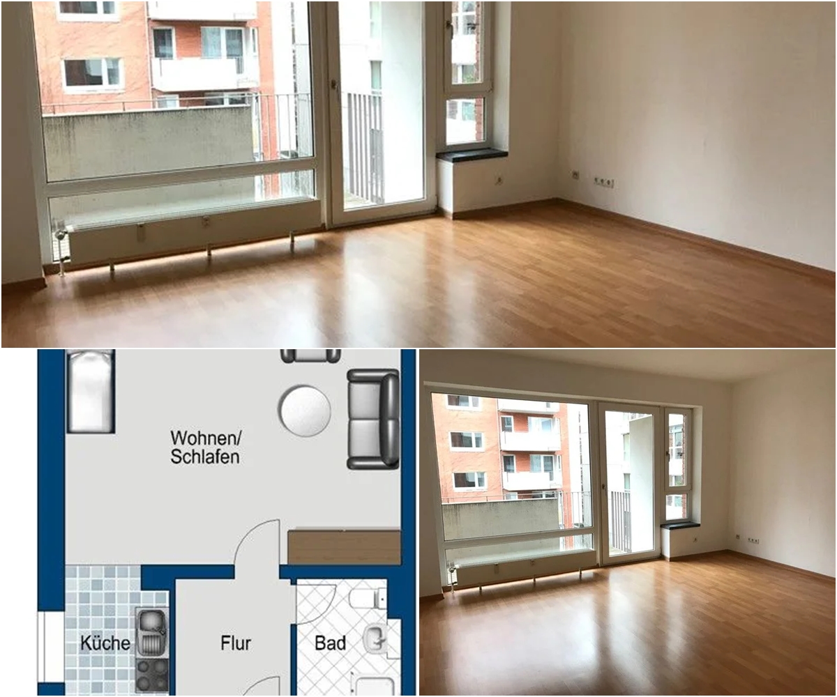 Folge der Anleitung und finde der nächsten Seite deine neue Wohnung ...